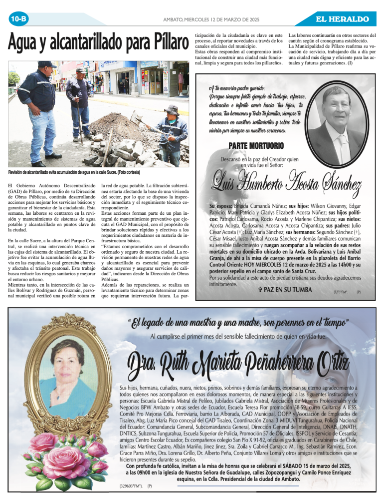 Partes Mortuorios archivos - El Heraldo