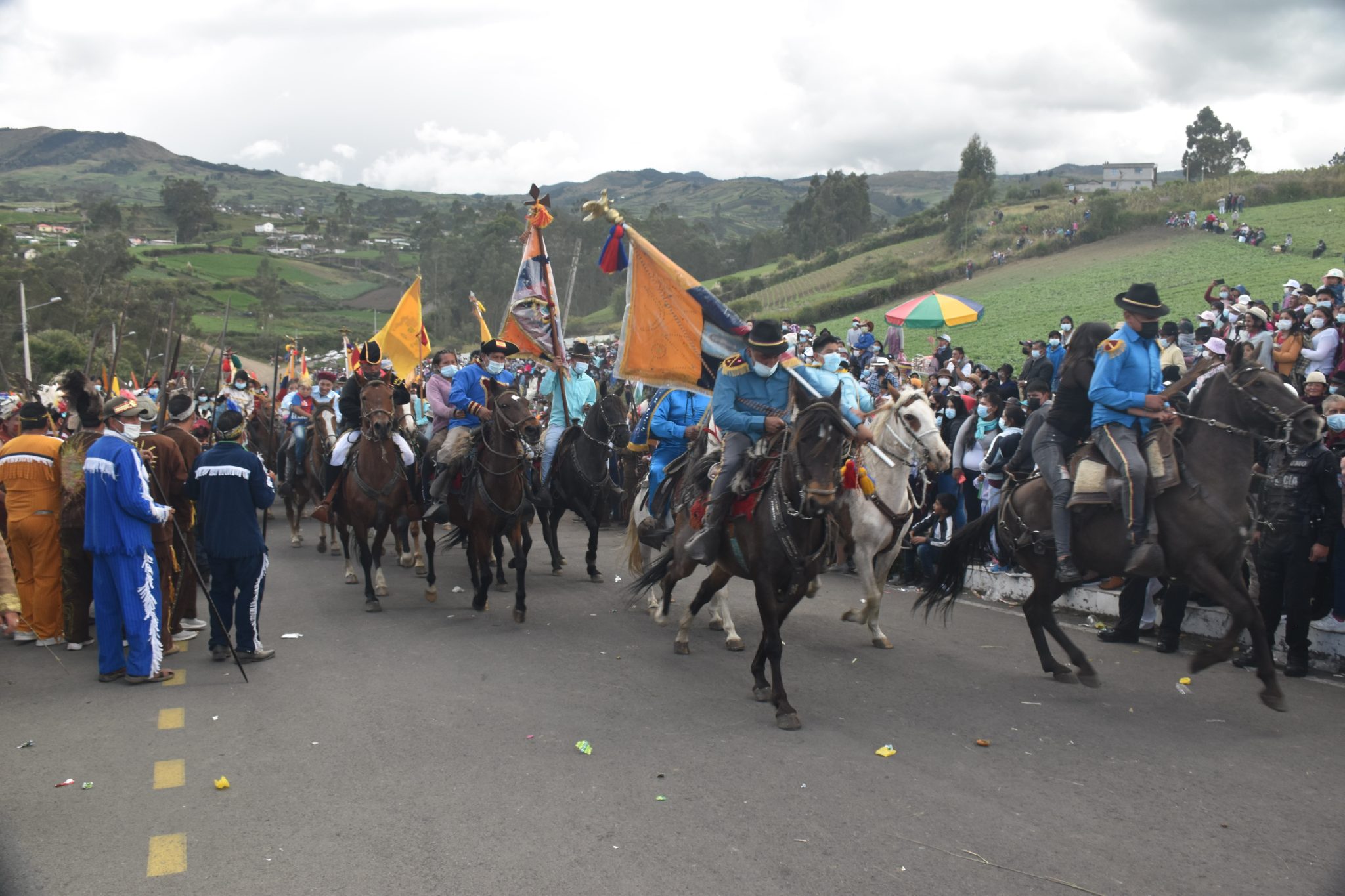 Tisaleo revive historia con escenificación de guerra - El Heraldo